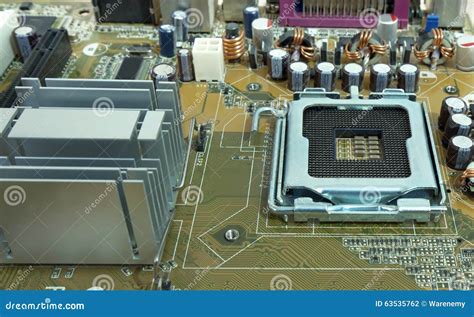 Cpu Socket Stock Photo Image Of Communication Electrical