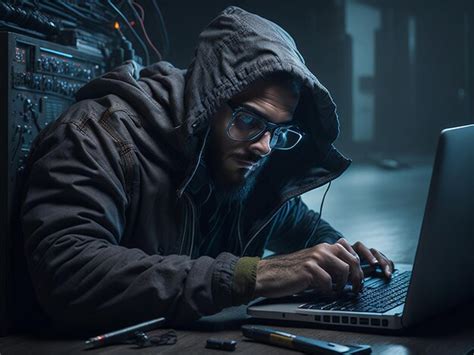 Premium Ai Image Portrait Of Male Computer Programmer