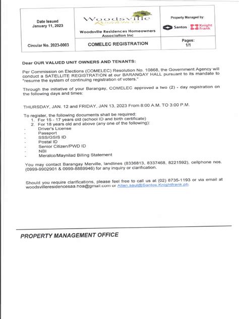 Circular No 2023 003 Comelec Registration Pdf