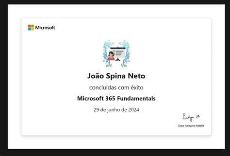 Hoje Atualizei Meu Microsoft 365 Fundamentals Badge Microsoftlearn D22jexxf