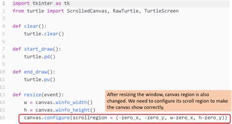 Analyze Python Project Integrate Tkinter And Turtle And Respond To