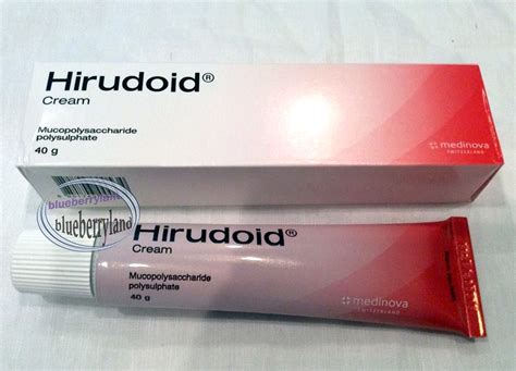Hirudoid Cream 40g For Scars Varicose Vein Bruises Skin Anti