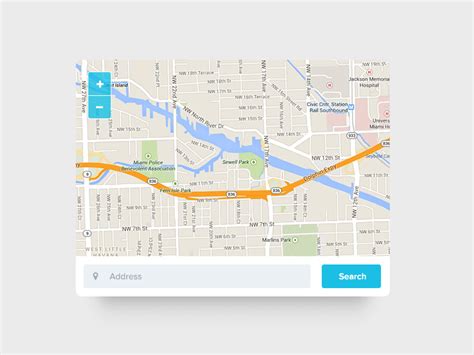 Map Widget By Favethemes On Dribbble