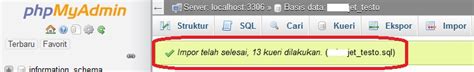 Cara Import Database Mysql Di Cpanel Via Phpmyadmin Panduan Hosting