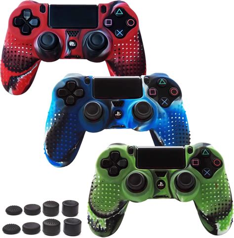 Chinfai Ps4 Controller Dualshock4 Skin Grip Anti Slip Silicone Cover Protector Case