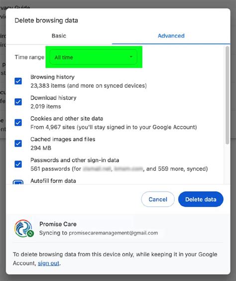 Clearing Your Browser Cache Google Chrome Riverside Medical Care Urgent Care Emergency