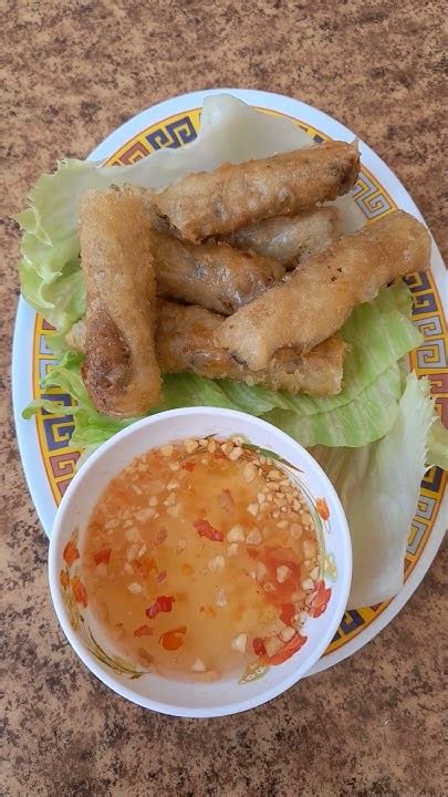 베트남 가면 늘 먹게되는 베트남식 스프링 롤 짜조 Food 길거리음식 Foodie Youtube