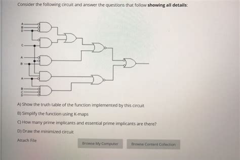 Consider The Following Circuit Diagram Consider The Circuit