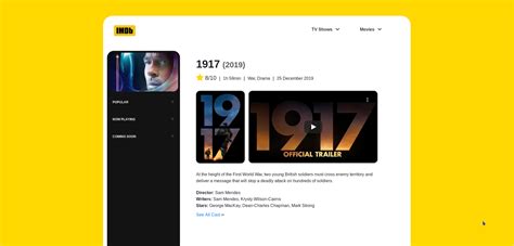 React Imdb Codesandbox