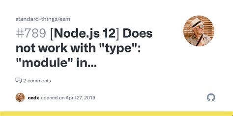 Node Js 12 Does Not Work With Type Module In Package Json