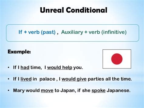 unreal conditional sentences with if clauses
