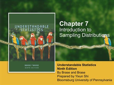 Chapter Introduction To Sampling Distributions