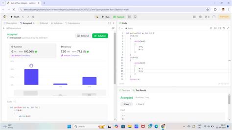 Solved A C Programming Problem On Leetcode Gowtham K Posted On The