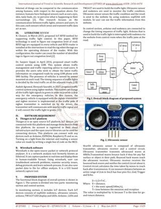 Traffic Monitoring And Control System Using IoT PDF