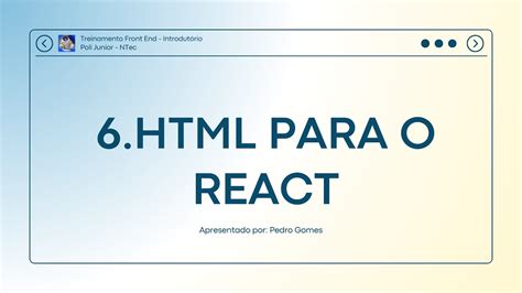 5 Componentização Transição Htmlcss Para Reactjsnextjs Youtube