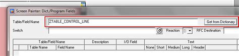 Table Control Example ABAP SAP Integration Hub