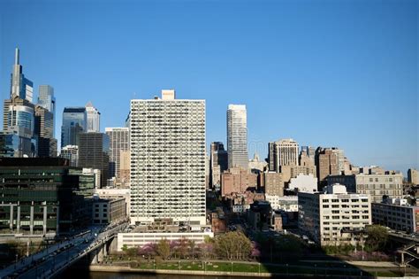 Philadelphia Pennsylvania Usa April 15 2025 Wide View Of