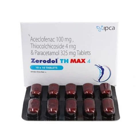 Zerodol Th Max 4mg Tablet At ₹ 250 Box Zerodol P Tablets In Thane Id 2854640887397