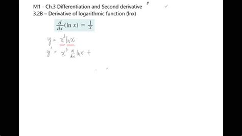 M1 Ch33 Second Derivative Notation And Example 1