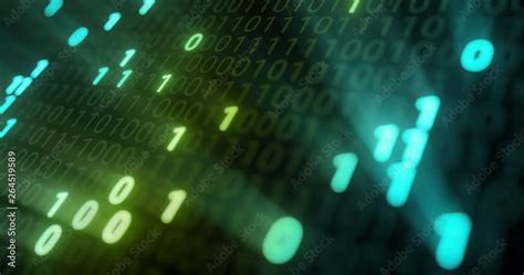 Futuristic Data Stream Digital Flow Dynamic Pattern With Power Rays And Light Data