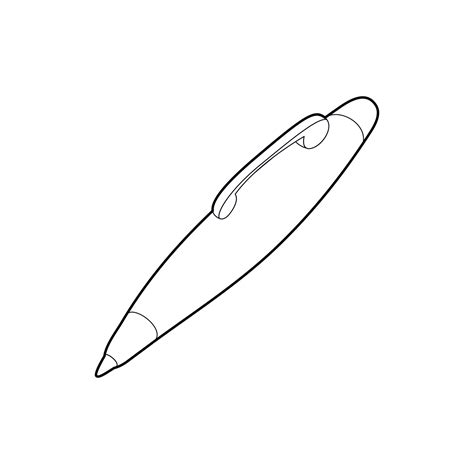 Pen Icon Outline Style Vector Art At Vecteezy