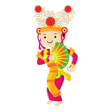 Legong Dance From Bali 2212000 Vector Art At Vecteezy