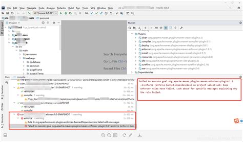 Maven插件报错：failed To Execute Goal Orgapachemavenpluginsmaven Enforcer Plugin131enforce转载