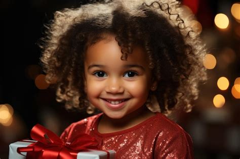 Premium Ai Image Woman Sitting Under A Christmas Tree Opening Ts
