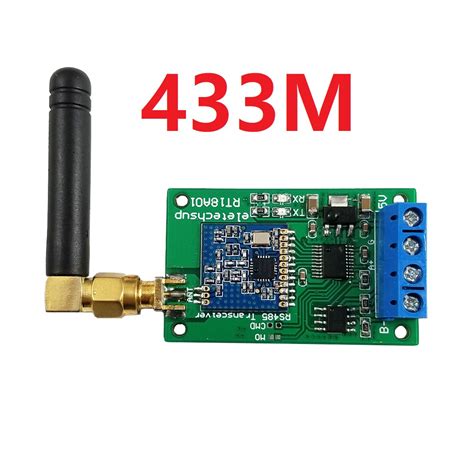 Rt18a01 Rs485 Master Slave Network Transceiver Wireless Repeater Fsk 433m 868m Uhf Fr Module Dtu