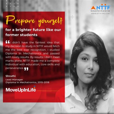 Nttf Nettur Technical Training Foundation On Linkedin Nttf Alumni Alumnistories