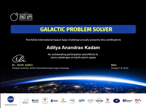 Aditya Kadam On Linkedin Spaceapps