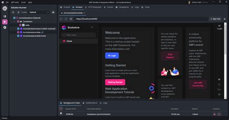 Get Started With Abp Creating A Layered Web Application Abpio Documentation