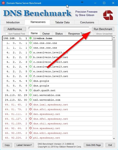 DNS Benchmark Tool Find The Fastest DNS Servers For Your Connection