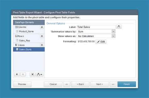 Pivot Table Reports Caspio Online Help