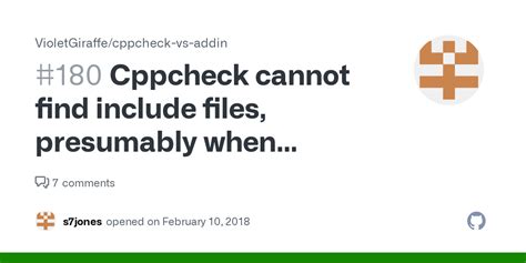 cppcheck cannot find include files presumably when there s a