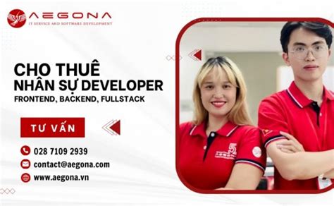 Cho Thuê Nhân Sự Developer Front End Back End Full Stack Aegona
