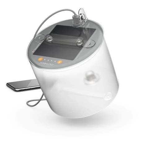 Luci Base Solar Inflatable Lantern Light W Power Bank BIG W