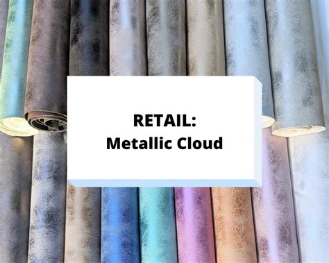 Retail Metallic Cloud Vinyl Oh So Pretty Custom Fabric