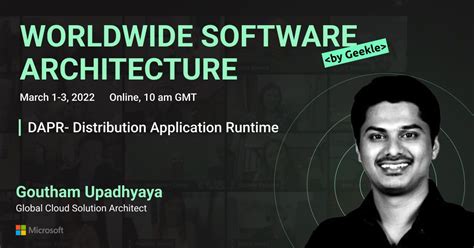 Goutham Upadhyaya On Linkedin Dapr Azure Dapr Microservices