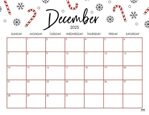Free December 2025 Calendar Printable Free Printable
