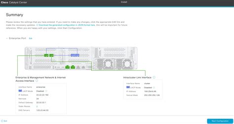 Cisco Catalyst Center Third Generation Appliance Installation Guide Release X Configure