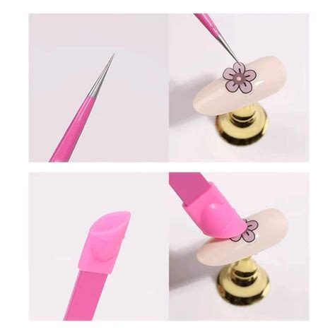 ที่คีบสติ๊กเกอร์ แหนบคีบปลายแหลม ใช้หนีบสติ๊กเกอร์ พร้อมที่รีดไล่ฟอง All Nail จำหน่ายอุปกรณ์ทำ