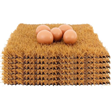 6pcs Chicken Nesting Pads 12inch Reusable Chicken Laying Pads Nonslip