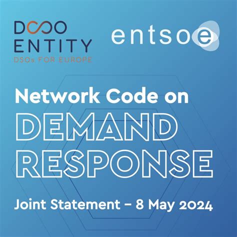 Decarbonisation Networkcodes Demandresponse Energytranstion Dsos Tsos