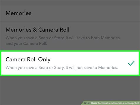 How To Disable Memories In Snapchat 10 Steps With Pictures