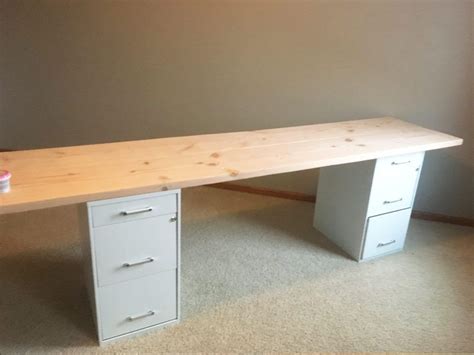 Easy Diy Filing Cabinet Desk Artofit
