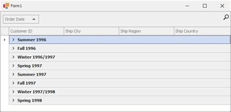 Working With Groups In Code Winforms Controls Devexpress Documentation