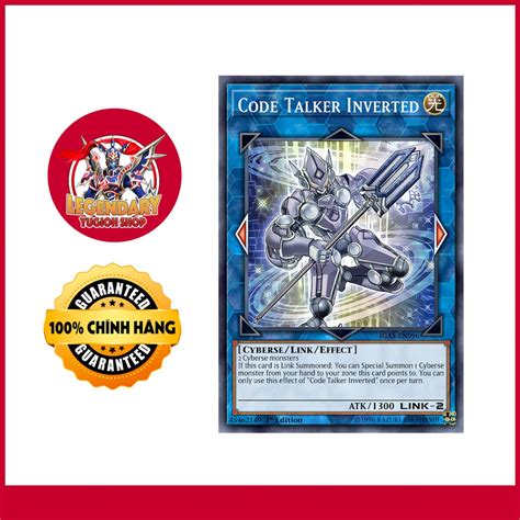 [en][thẻ Bài Yugioh Chính Hãng] Code Talker Inverted Shopee Việt Nam