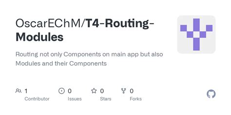 Github Oscarechmt4 Routing Modules Routing Not Only Components On