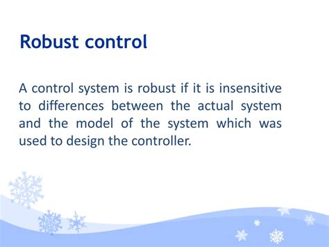 PPT Robust Control PowerPoint Presentation Free Download ID 2570851